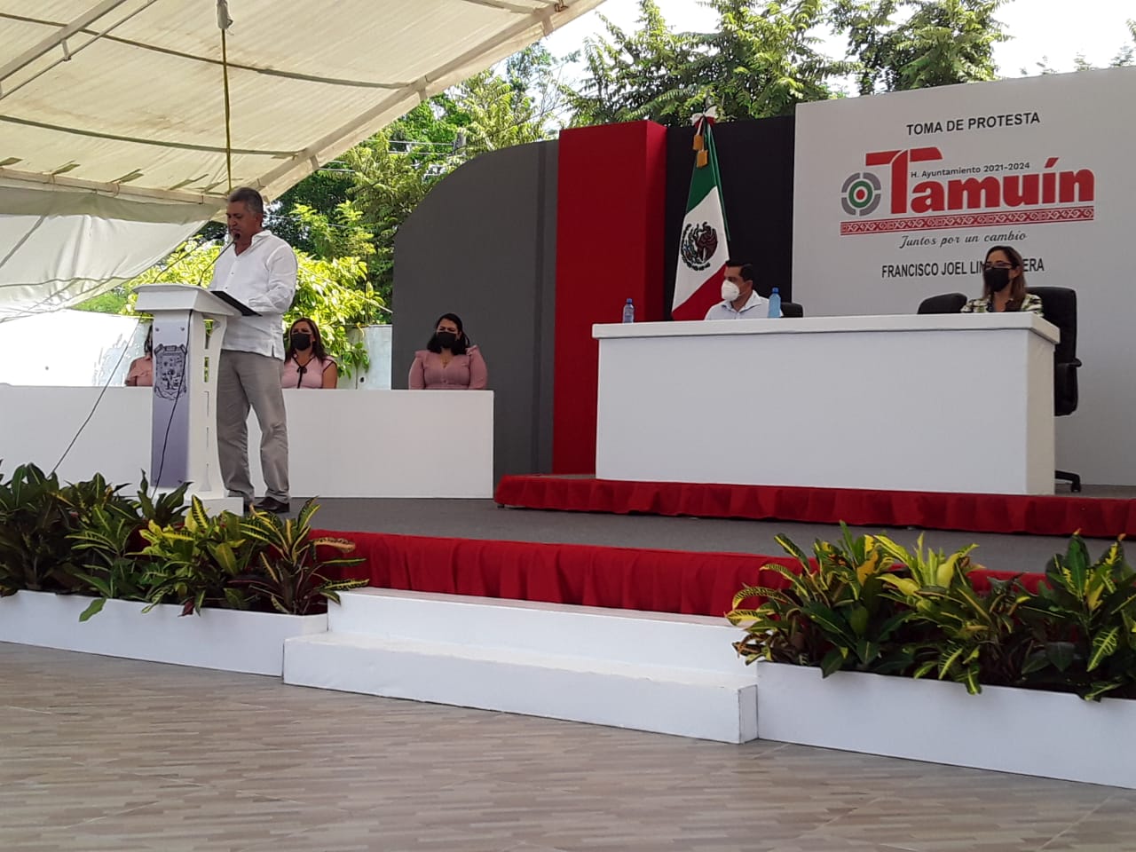 En acto solemne, toma protesta el H. Ayuntamiento de Tamuin 2021-2024 ...