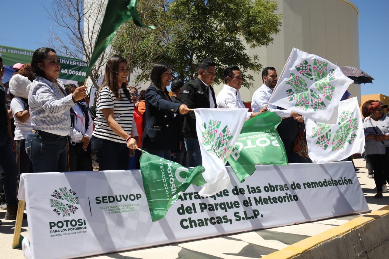 Ricardo Gallardo arranca rehabilitación del parque el meteorito, en ...
