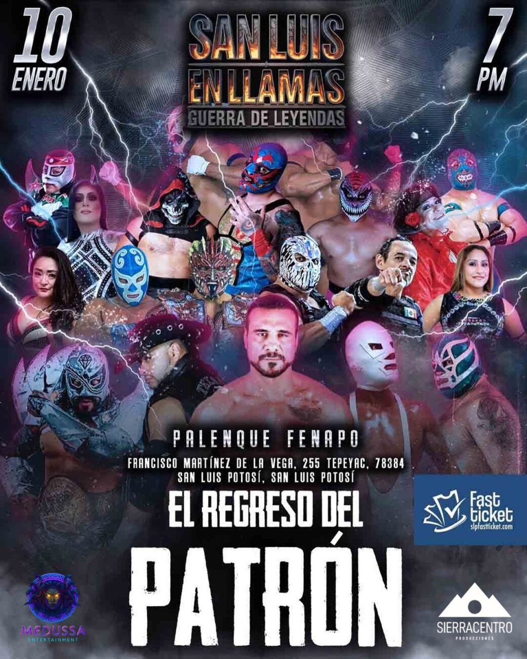 SLP vive la emoción de la lucha libre en FENAPO — Amanecer Huasteco